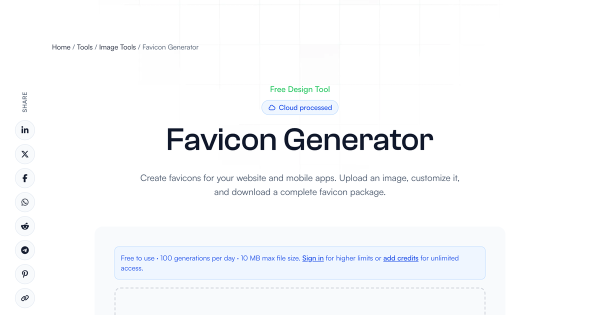 Free Favicon Generator - Create Favicons for Web & Mobile | DigitalCoding
